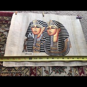 Wall Decor | Egyptian Papyrus Painting Handmade | Poshmark